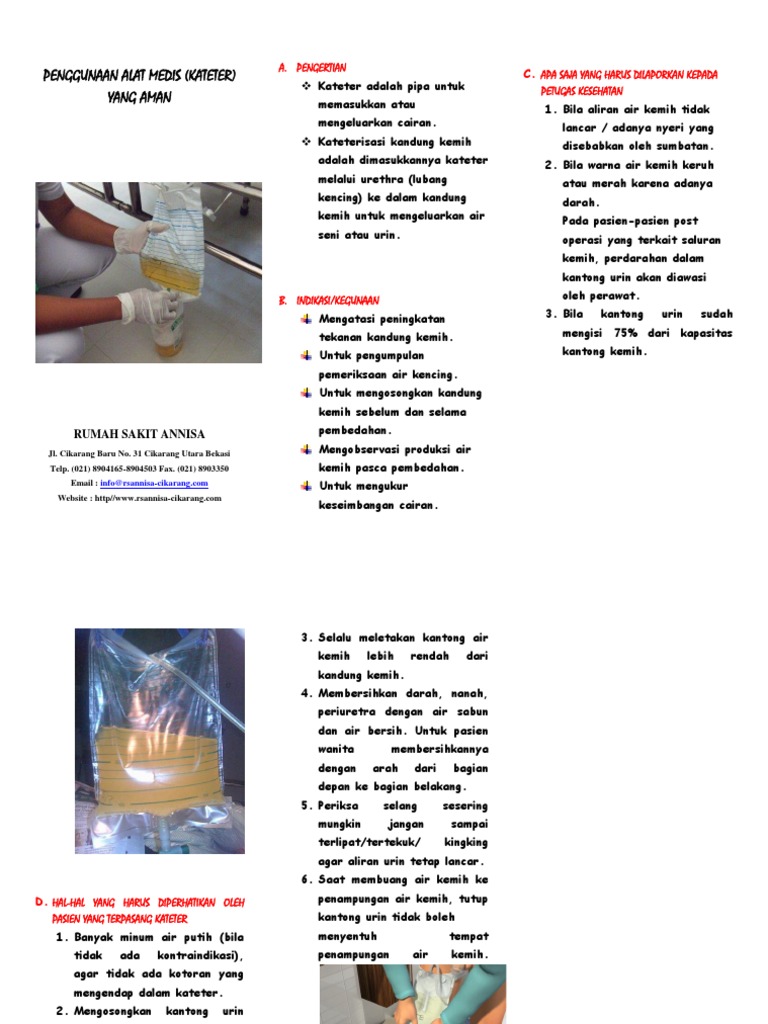 Leaflet PERAWATAN Kateter | PDF