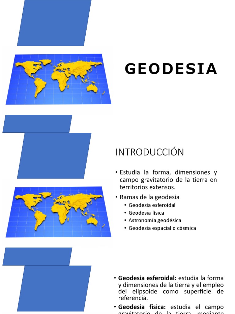 Conceptos de Geodesia | Geodesia | Observación científica