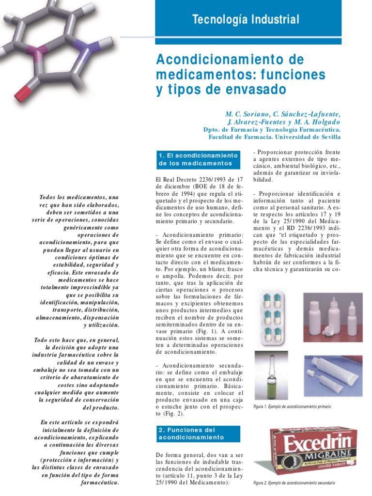 Embalaje de Los Medicamentos | Medicamentos con receta | Farmacia