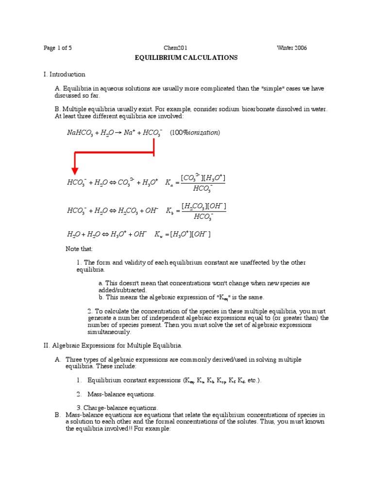 Nahco O ! Na: + H + Hco (100%ionization) | PDF | Chemical Equilibrium | Ph