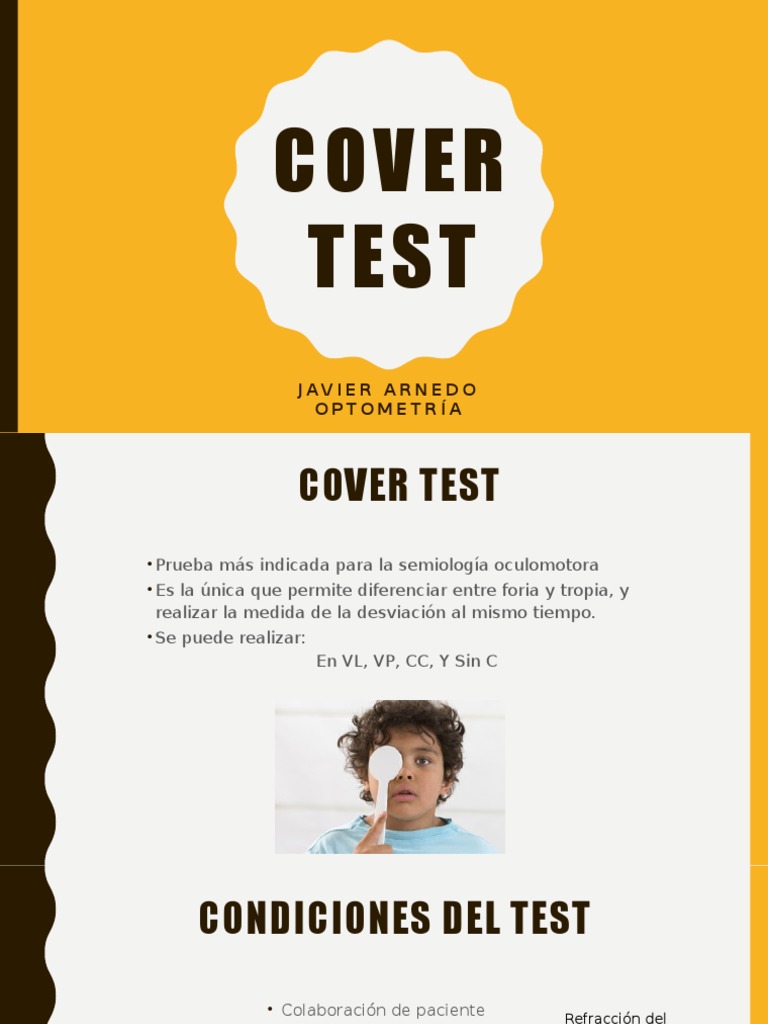 Cover Test | PDF | Ojo humano | Visión