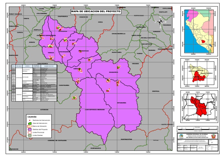 Mapa Ubicacion Cuenca Antabamba | PDF