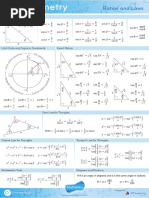 Trigonometry Identities - Formula - Sheet - Mathletics | PDF