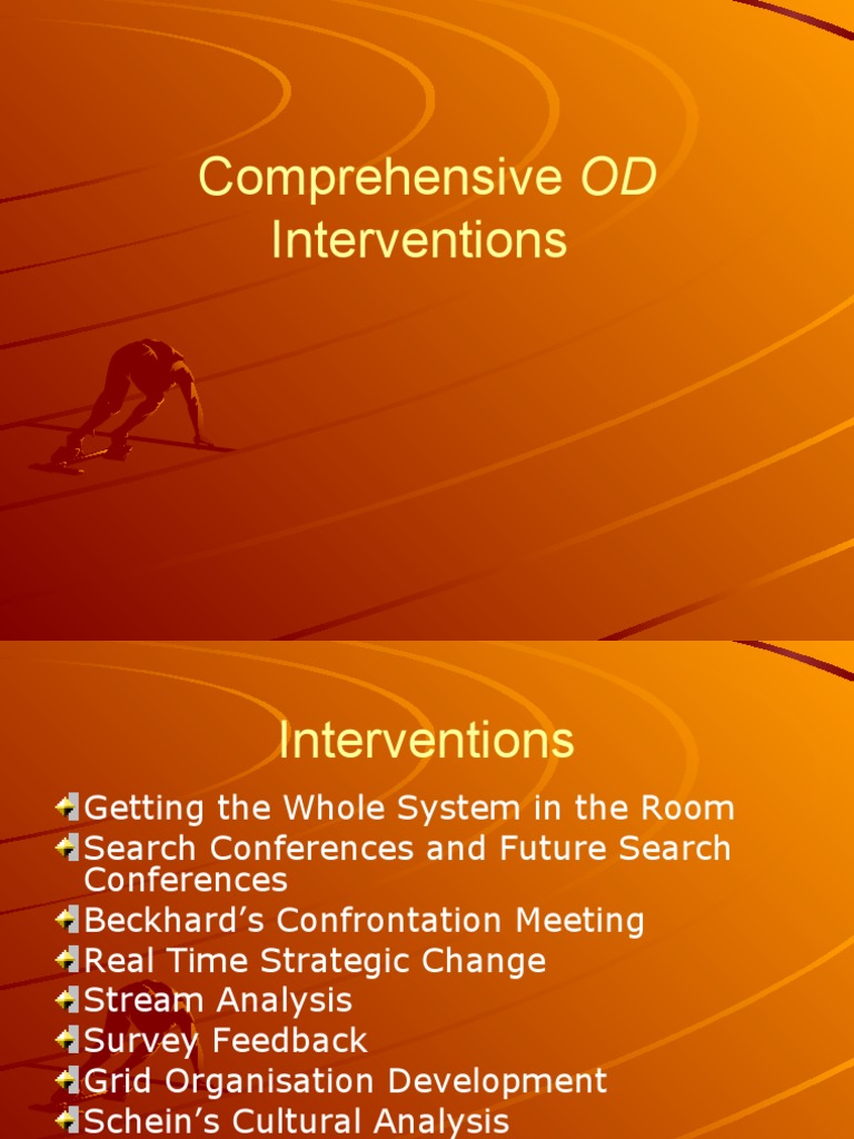 Comprehensive OD Interventions | PDF | Organization Development | System
