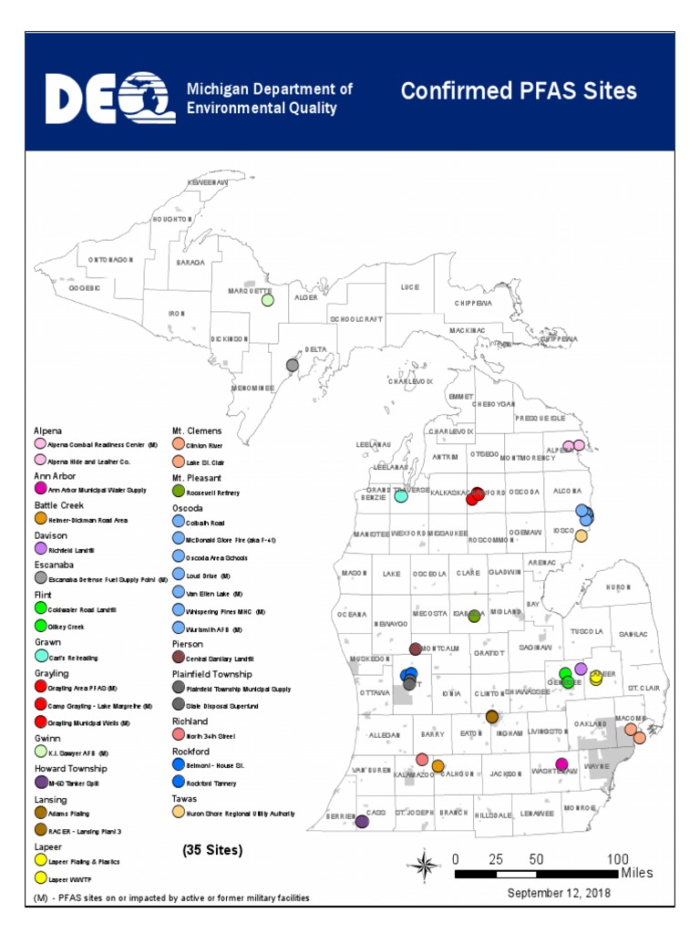 Deq Map ConfirmedPFASsites 611932 7 | PDF