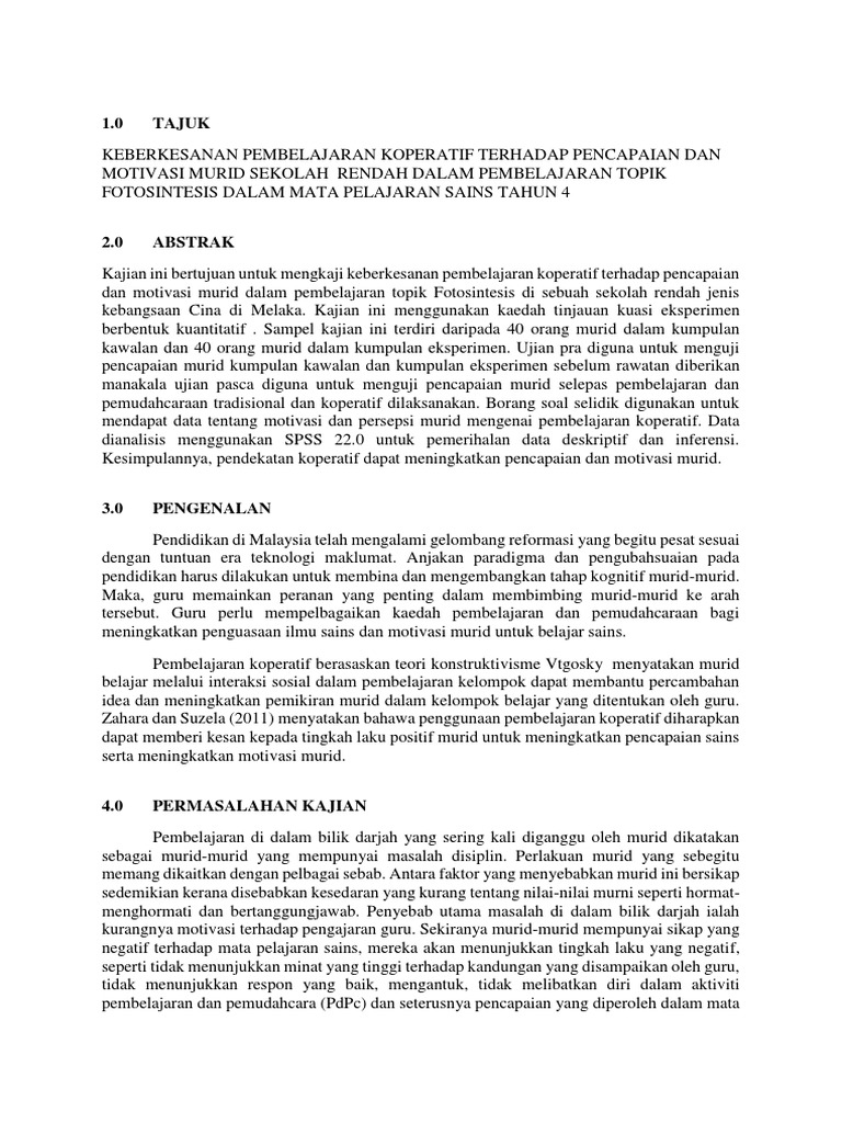 Contoh Kertas Konsep | PDF