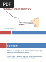 Suturas Ligaduras y Nudos | PDF | Sutura Quirúrgica | Cicatrización de la herida