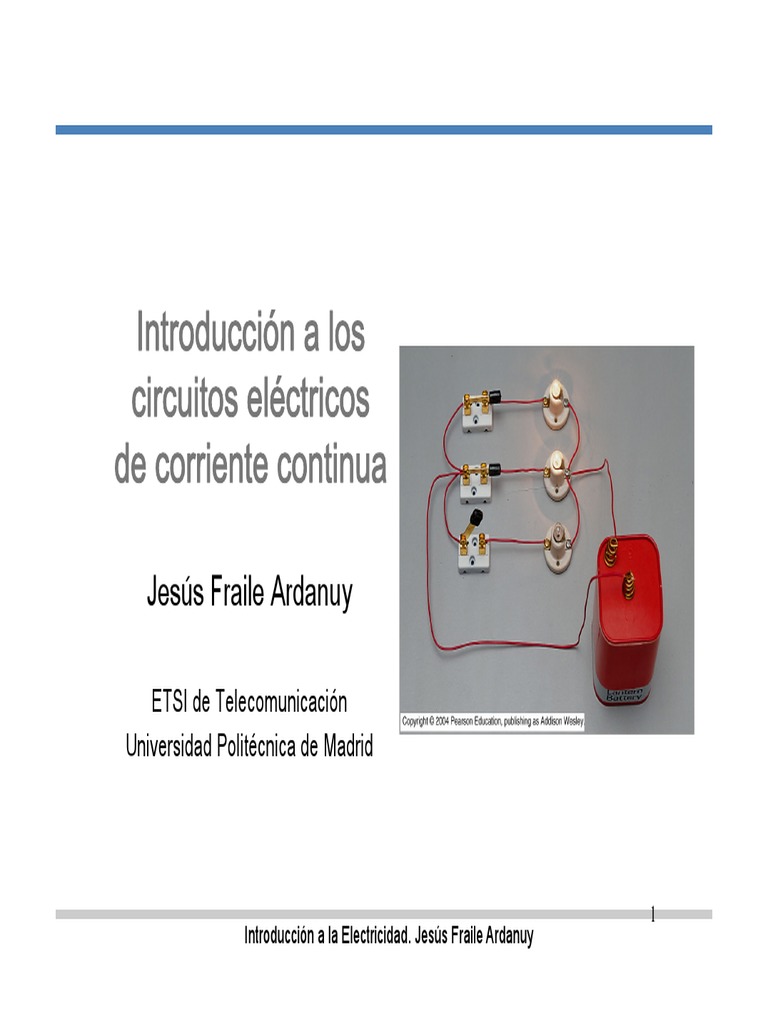 T 1 0 Introducción A La Electricidad Rev Benito | PDF | Electricidad ...
