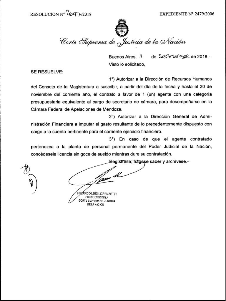 Cargo Cámara Federal de Apelaciones | PDF | Derecho