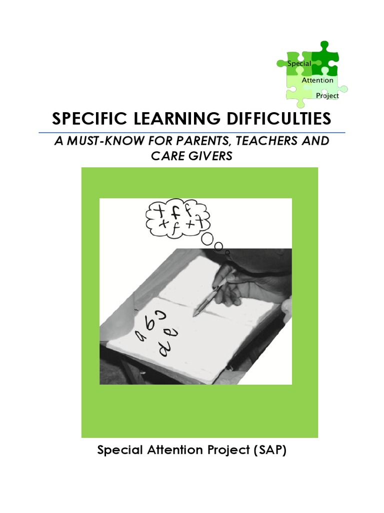Booklet On Learning Difficulties | PDF | Learning Disability ...
