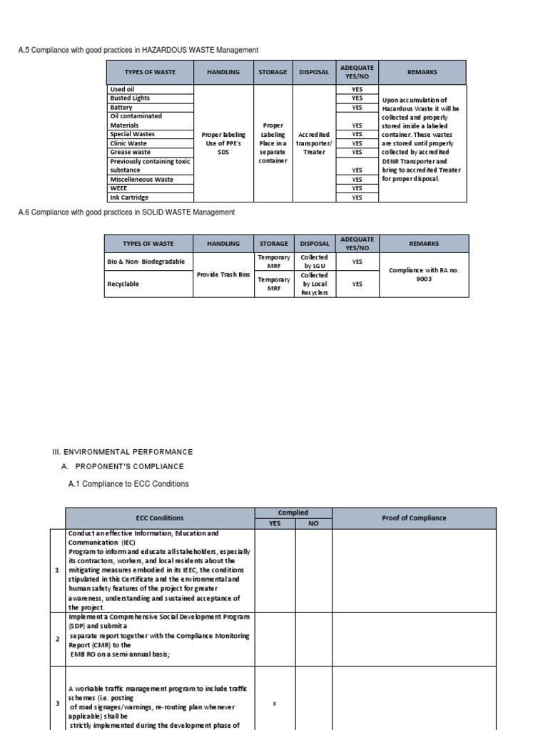 Additional Attachment To EPRMP | PDF | Waste Management | Municipal ...