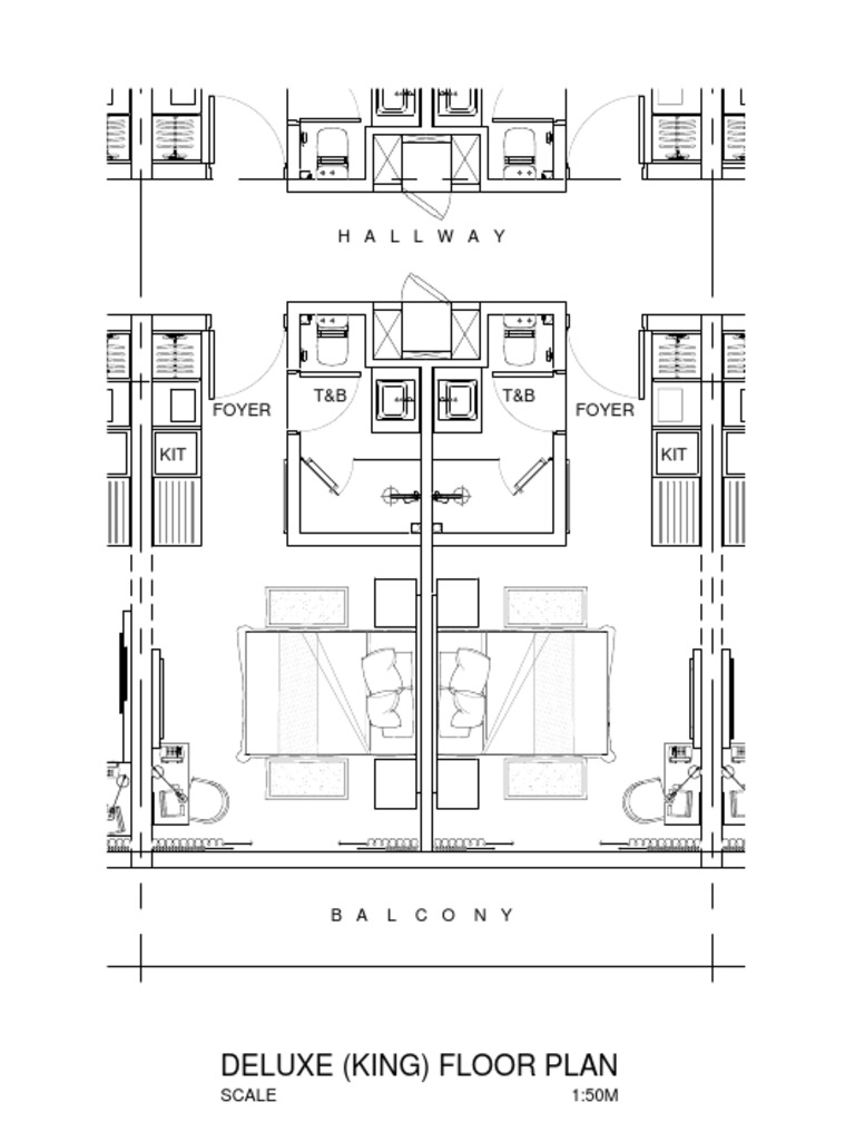 Deluxe King Floor Plan Layout | PDF | Art