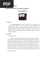 Panduan Lengkap Menggunakan Multimeter | PDF