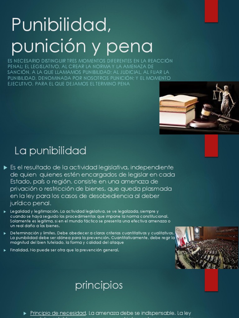 Punibilidad, Punición y Pena | PDF | Castigos | Derecho penal