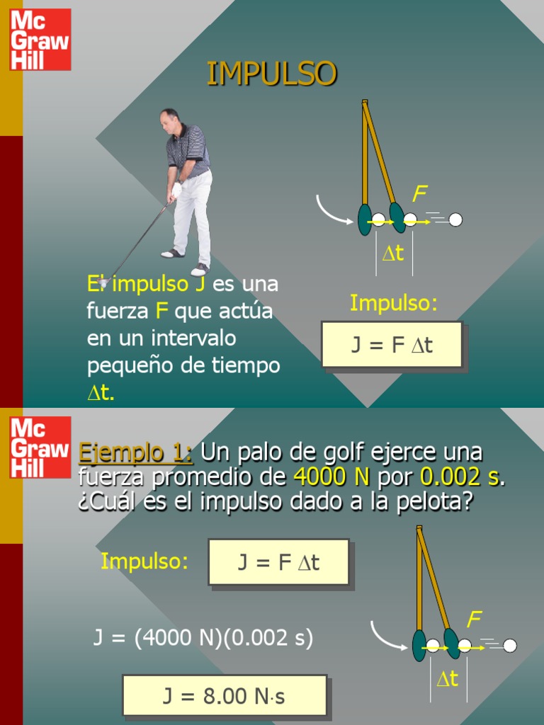 Impulso PDF | PDF | Fuerza | Masa