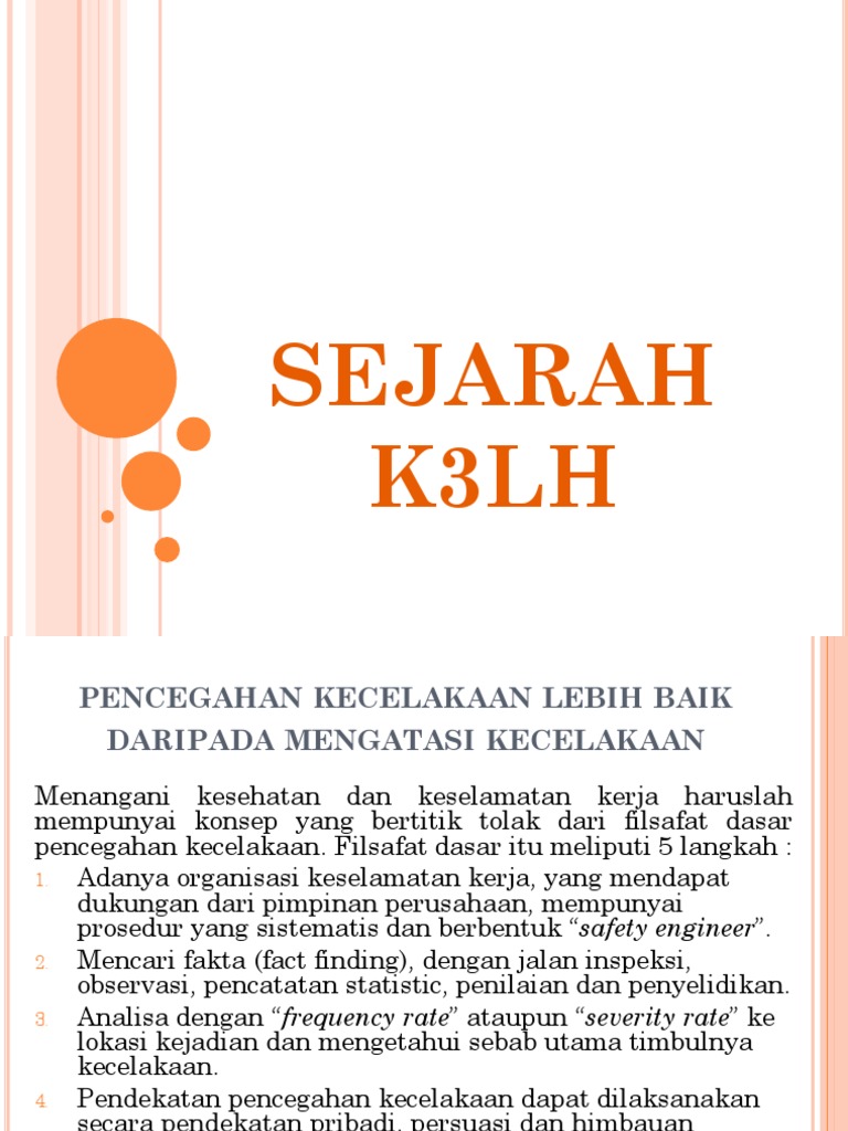 Sejarah K3LH | PDF