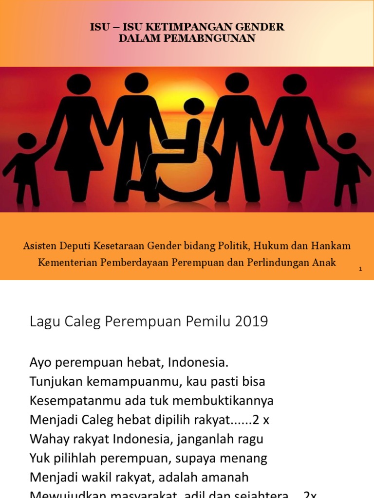 Isu Ketimpangan Gender Dalam Pembangunan 2018 | PDF Isu Ketimpangan Gender Dalam Pembangunan 2018 | PDF