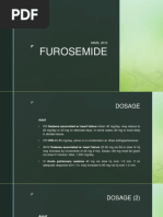 Furosemide Medication Card for ATI | PDF | Clinical Medicine | Diseases ...