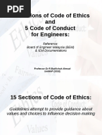ECSA 2017 Code of Conduct | PDF | Conflict Of Interest | Engineering