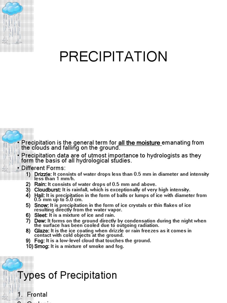 Precipitation Measurement Techniques | PDF | Contour Line | Rain