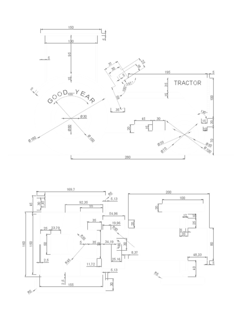 Tractor Autocad | PDF