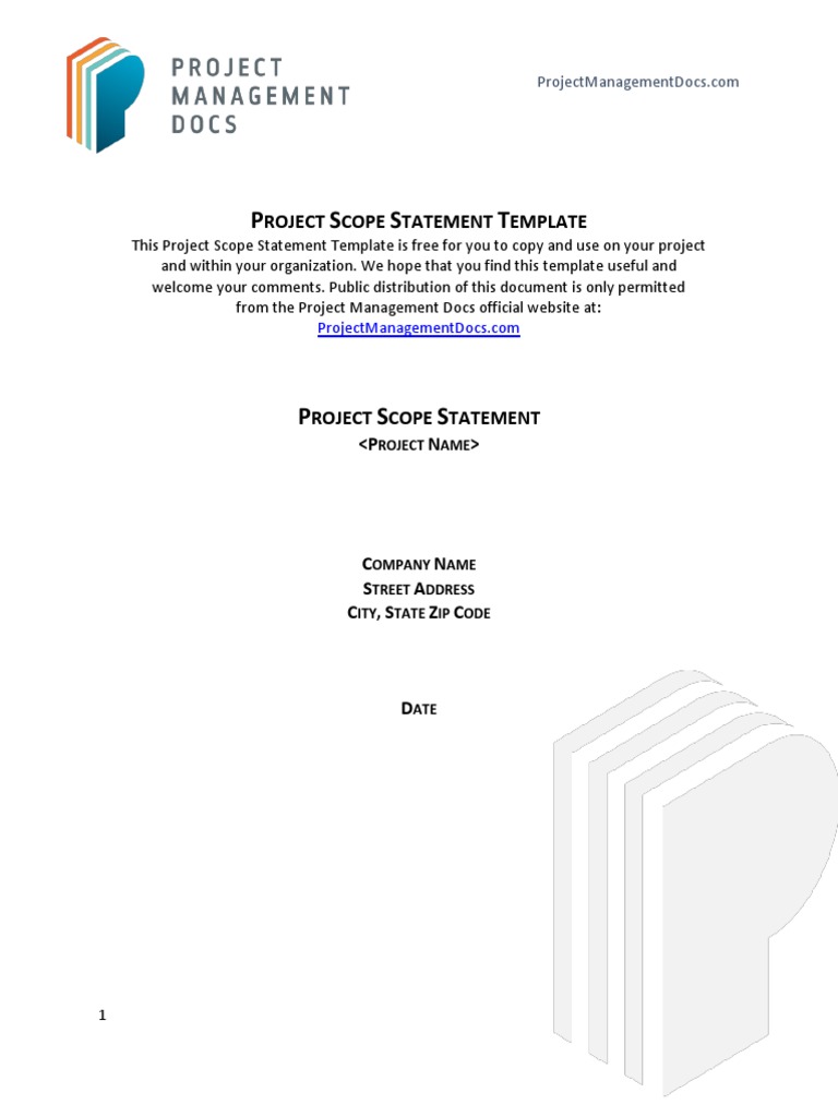 Project Scope Statement | PDF | Project Management | Life Cycle Assessment