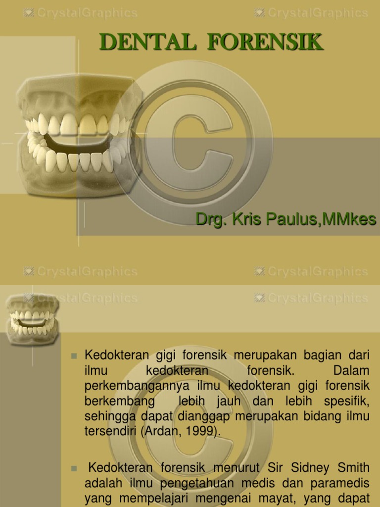 Dental Forensik | PDF