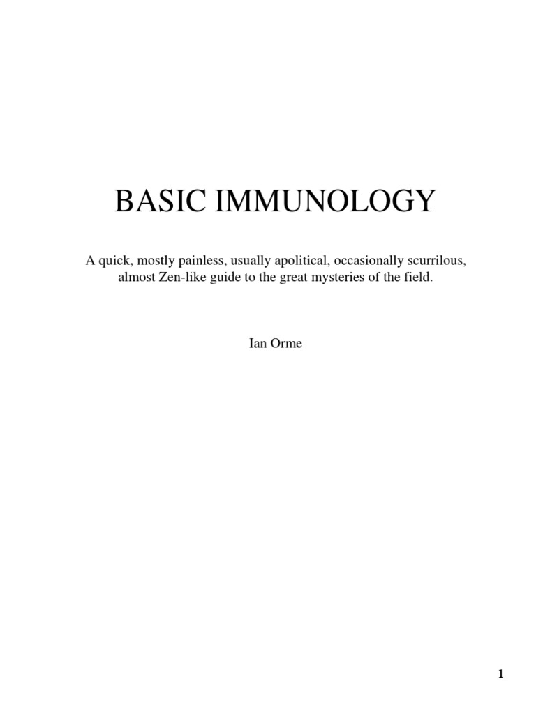 Basic Immunology PDF | PDF | Chemokine | Cell Adhesion