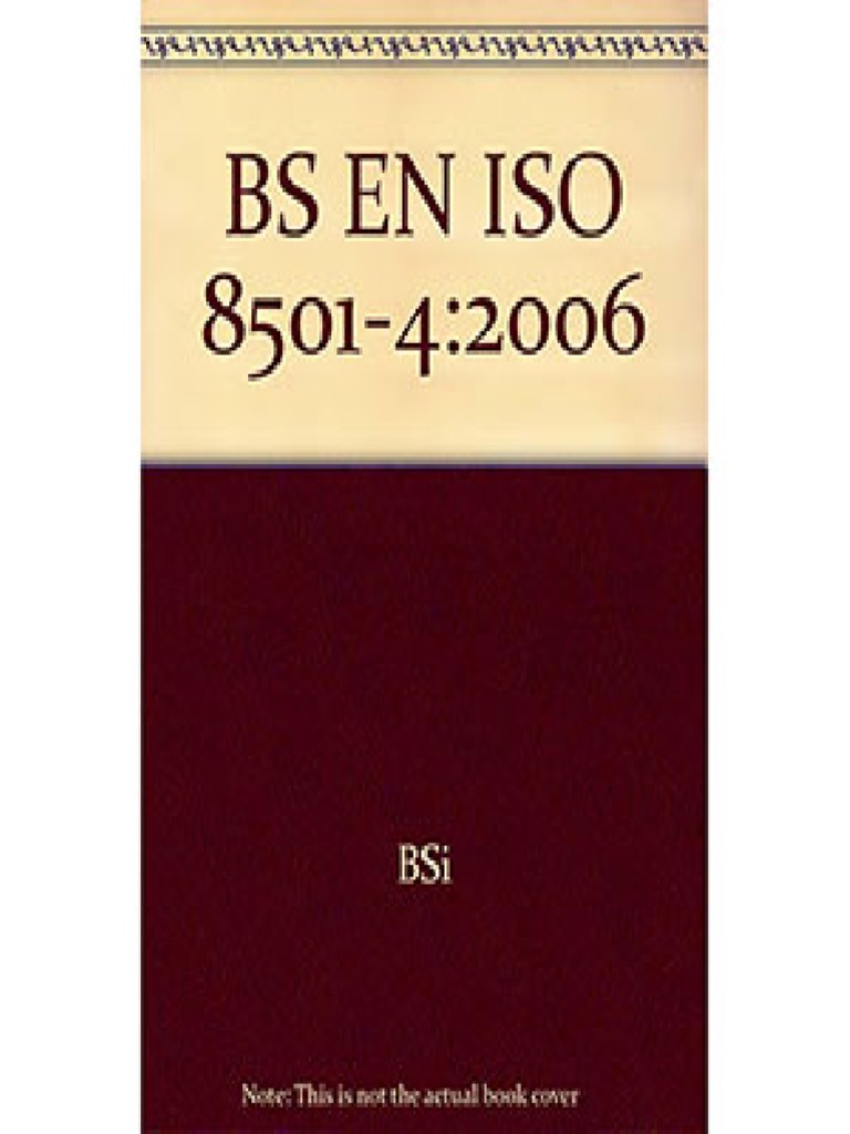 BS en ISO 8501 Procedure | PDF