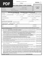 Firearm Licensing Authority: Application For Firearm Licences ...