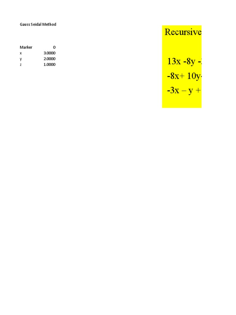 Gauss 3 Stage Equation | PDF