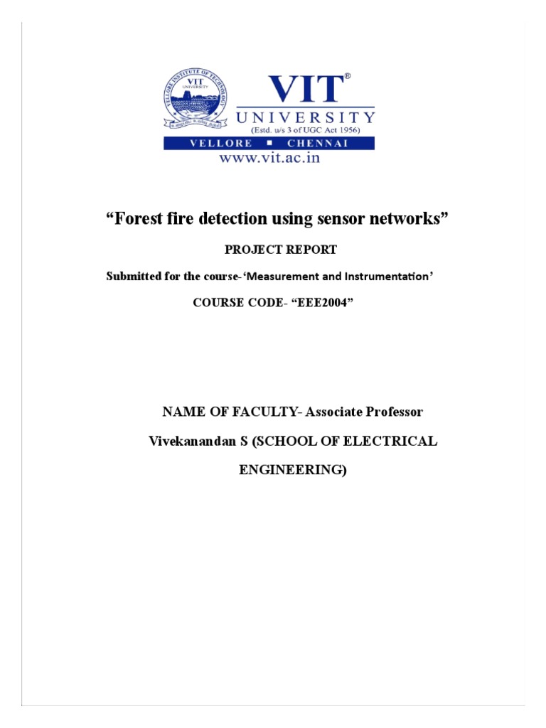 Forest Fire Detection Using Sensor Networks Pdf Image Segmentation