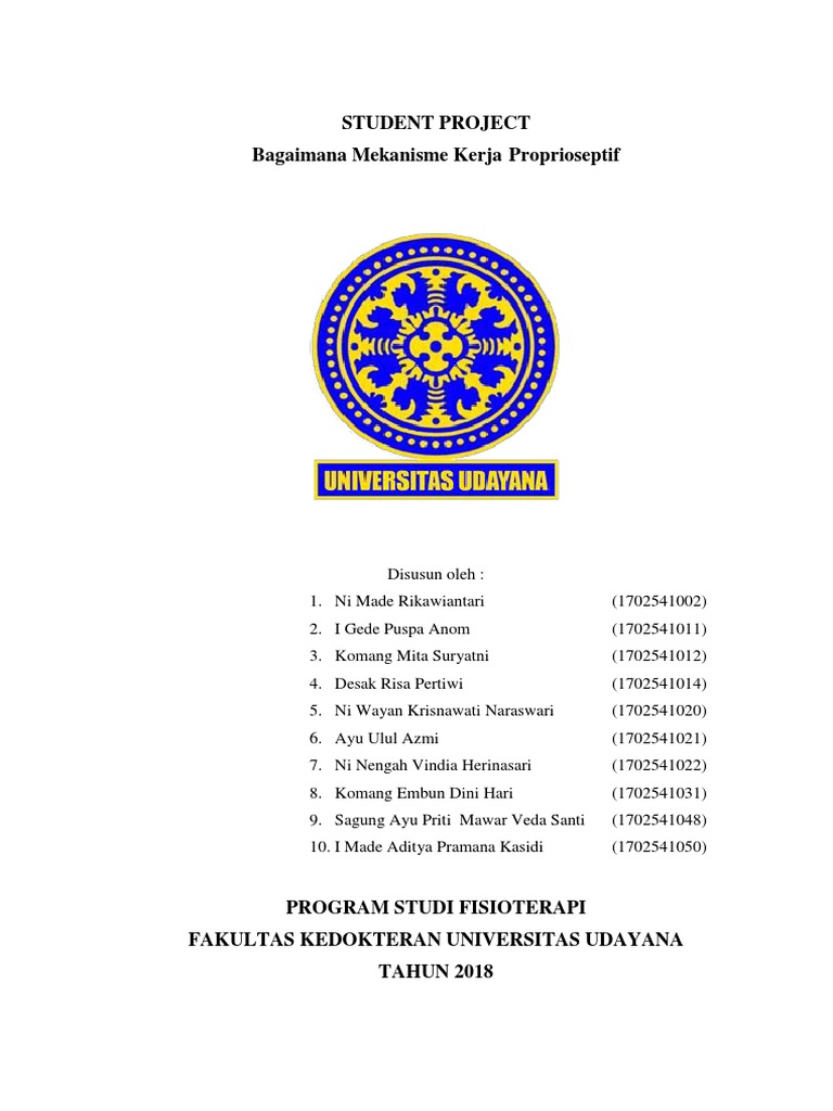 Mekanisme Kerja Proprioseptif | PDF