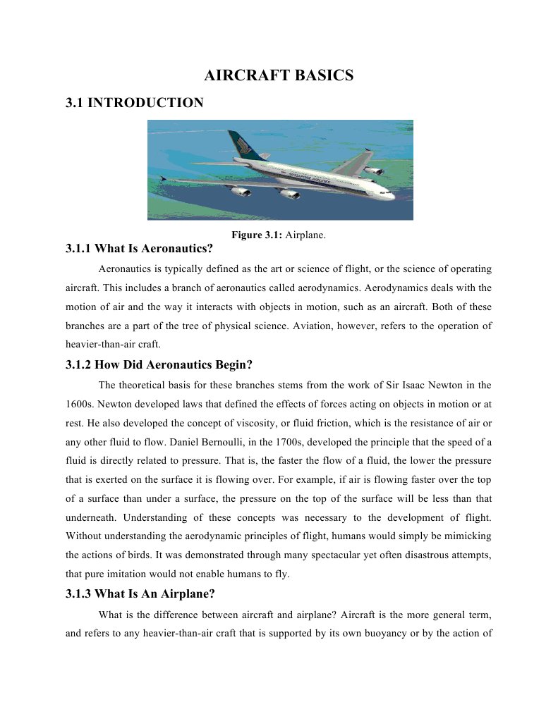 Aircraft Basics | PDF | Aircraft | Lift (Force)