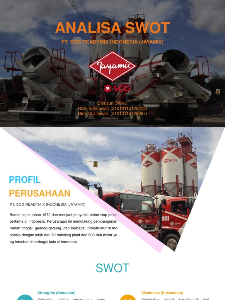 Swot - B - Analisis Swot PT SCG Readymix Indonesia (Jayamix) | PDF