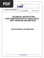 Method of Statement For Horizontal Directional Drilling (HDD) Work ...