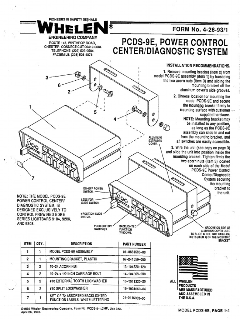 PCDS-9 Install Guide | PDF