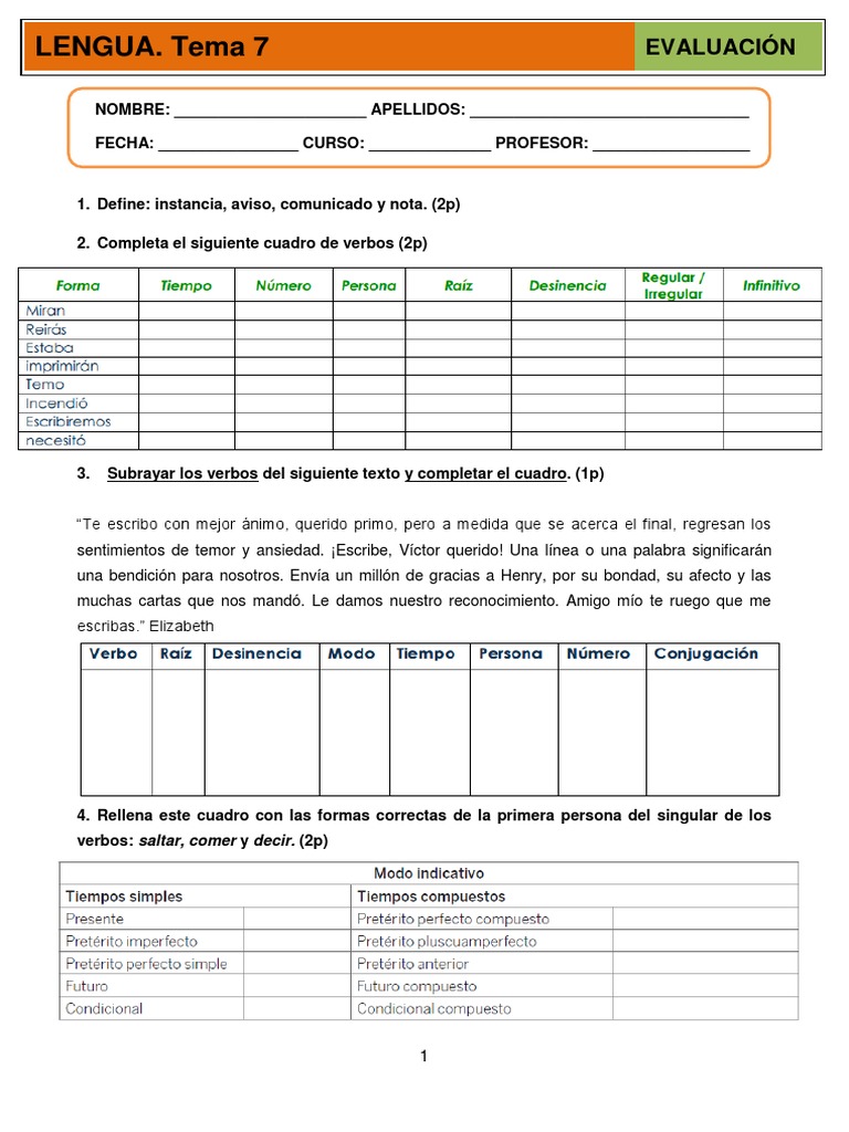 Lengua 2º ESO - T7 Anaya | PDF