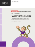 Pre A1 Starters, A1 Movers and A2 Flyers Thematic Vocabulary List | PDF ...