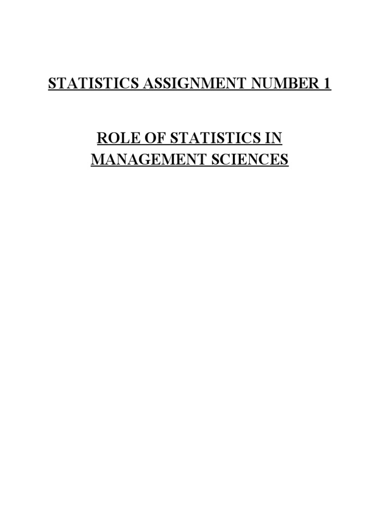 Statistics Assignment Number | PDF | Statistics | Forecasting