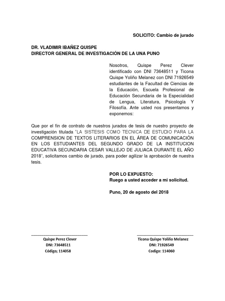 SOLICITO | PDF