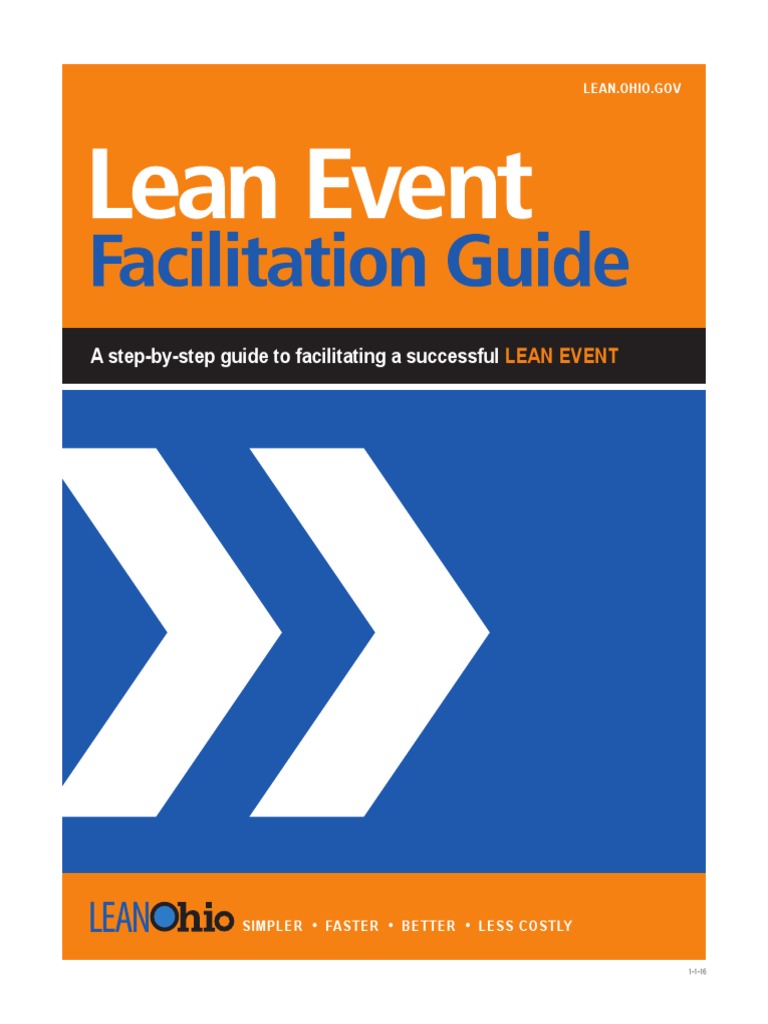 Lean - LeanEvent FacilitationGuide Jan2016 | PDF | Brainstorming | Six ...