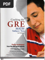 GRE Math Cheat Sheet | PDF | Area | Graduate Record Examinations