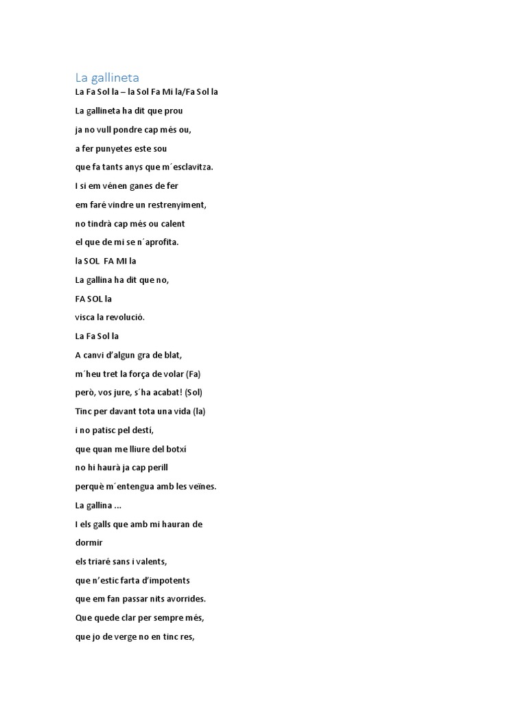 Lletres I Acords | PDF | Canciones escritas | Singles (Música)