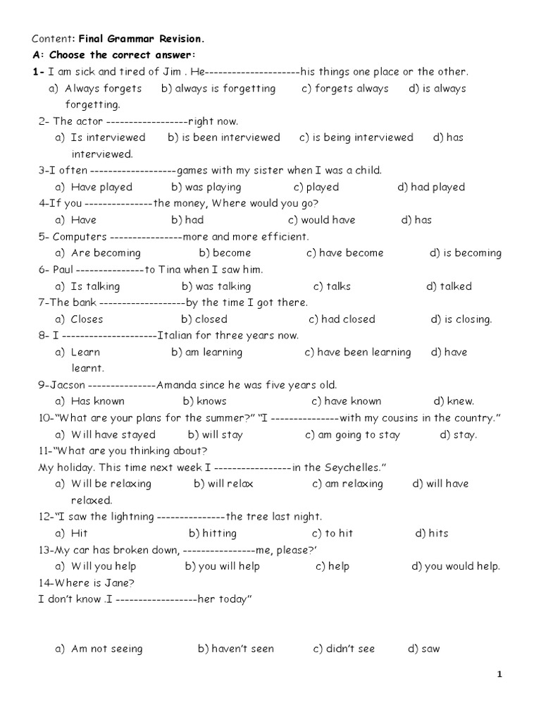 Coordinating Conjunctions Exercise | PDF