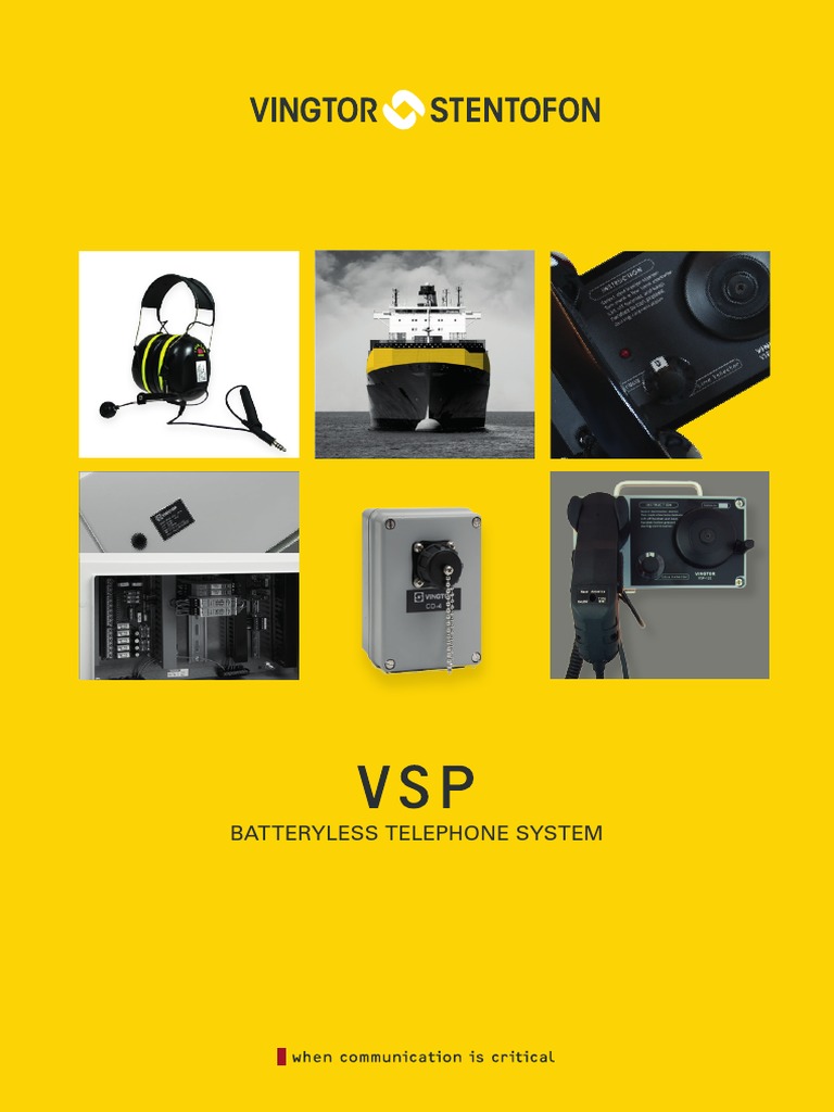 Vingtor-Stentofon VSP Batteryless Telephone System Catalog LR | PDF ...