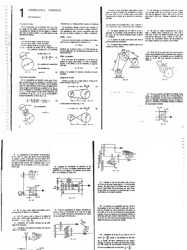 Ejerc Ejerc | PDF | Engranaje | Mecánica