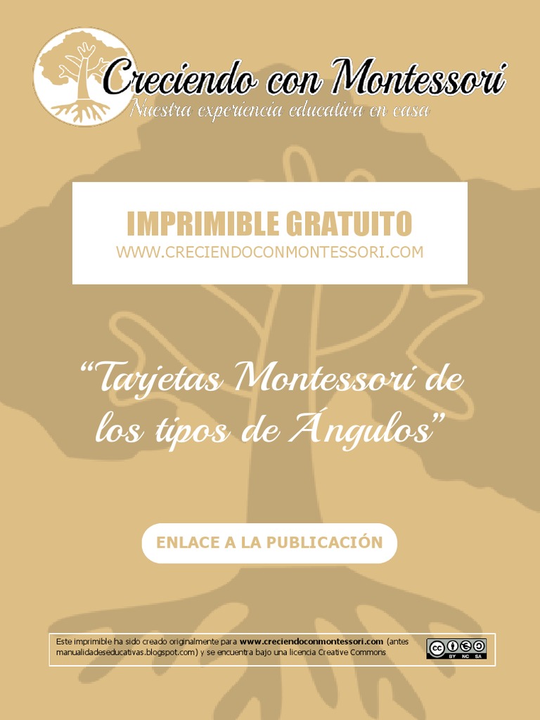 Tarjetas Montessori de Ángulos | PDF | Conjunto convexo | Geometría