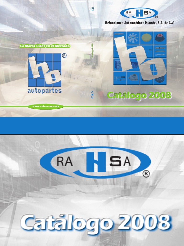 Catalogo HO 2008 | PDF | Partes de vehículo | Máquinas