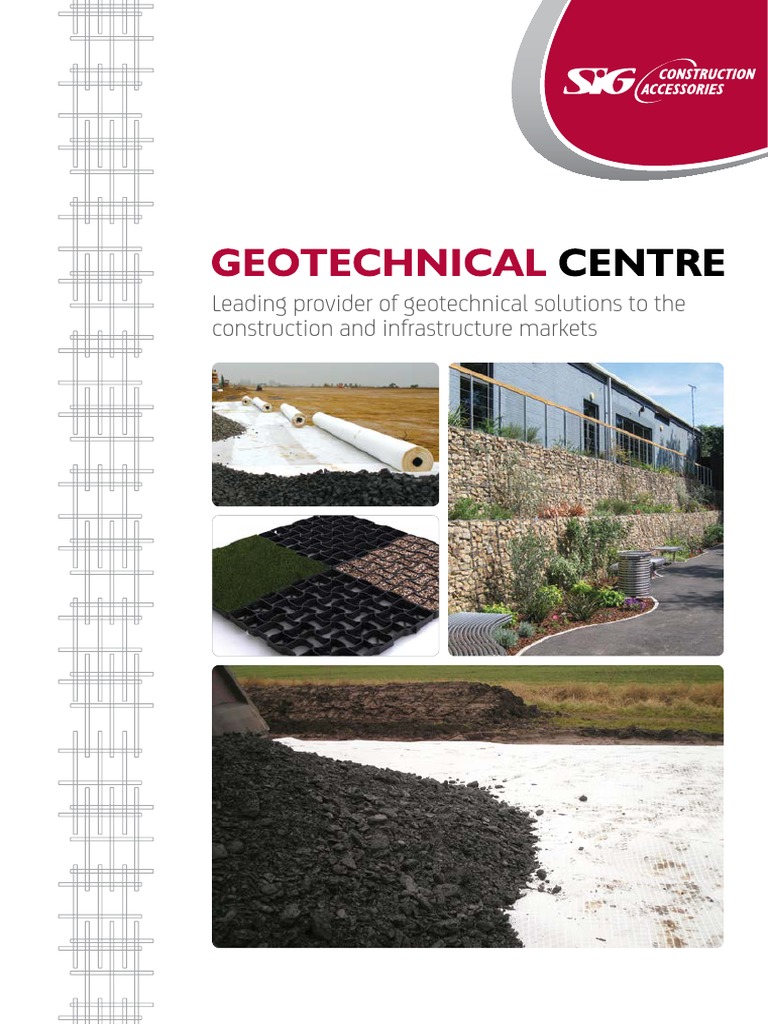 Geotechnical Brochure | PDF | Nonwoven Fabric | Geotechnical Engineering
